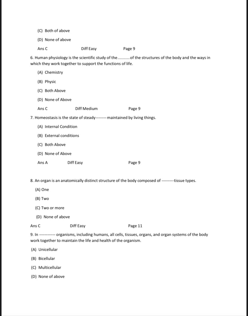 Test bank Anatomy and Physiology openstax 1st Edition by Gordon Betts ...